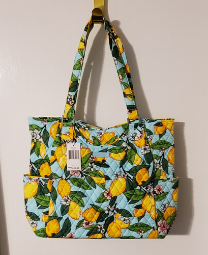Vera Bradley Lemon Grove Large Glenna Tote Bag | eBay