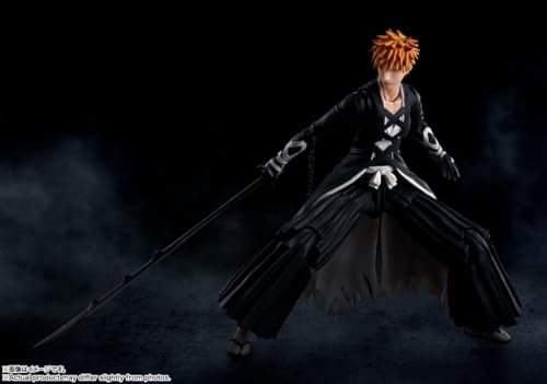 S.H.Figuarts Bleach Ichigo Kurosaki Tensa Zangetsu Bankai TYBW Figure ...