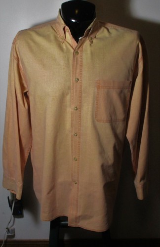 WOLVERINE Burnt Orange Long Sleeve Shirt Men's Size L | eBay