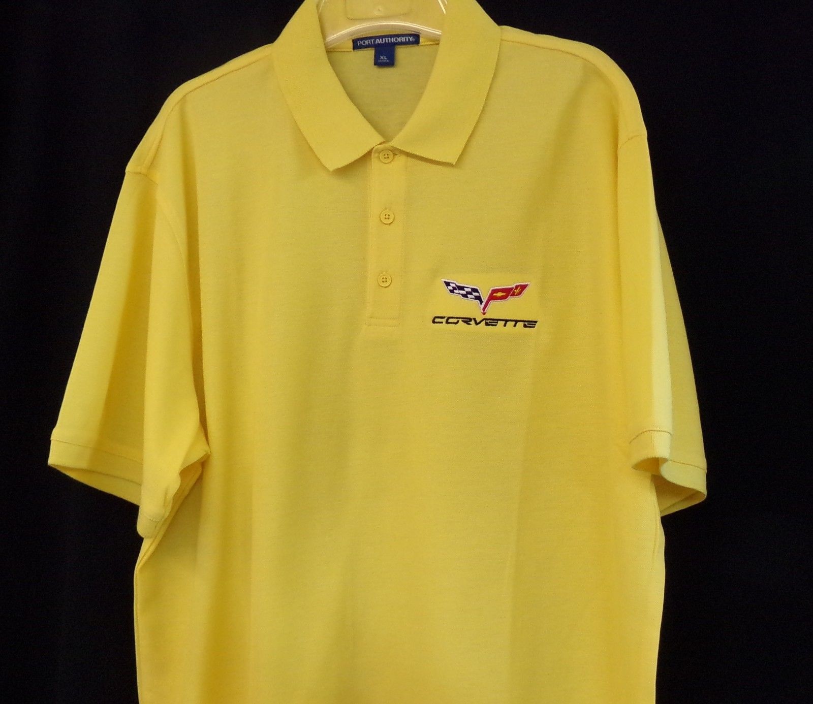 Chevrolet Corvette C6 Embroidered Mens Polo Shirt XS-6XL, LT-4XLT Chevy ...