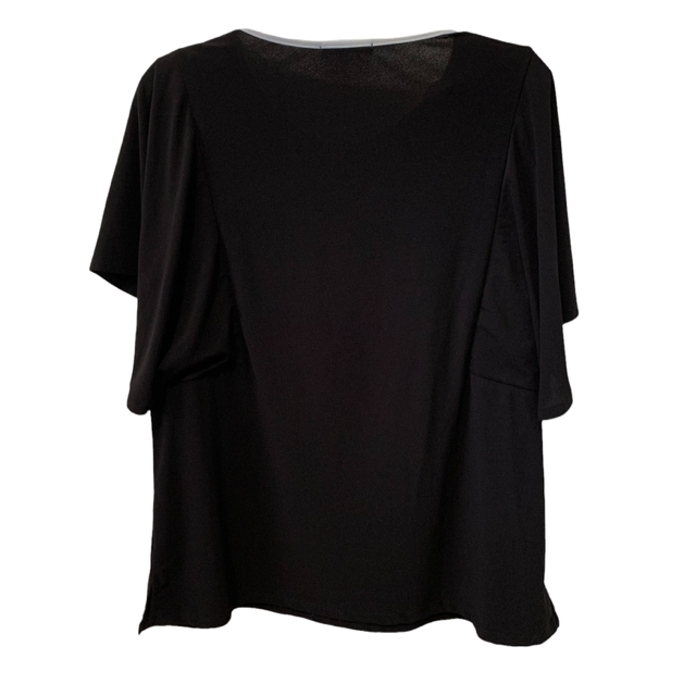 89th + Madison Black 1/4 Zip Bat Wing Top Large | eBay