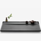 Stone Tea Tray Simple Pattern Black Stone Weighted Tea Table Water ...