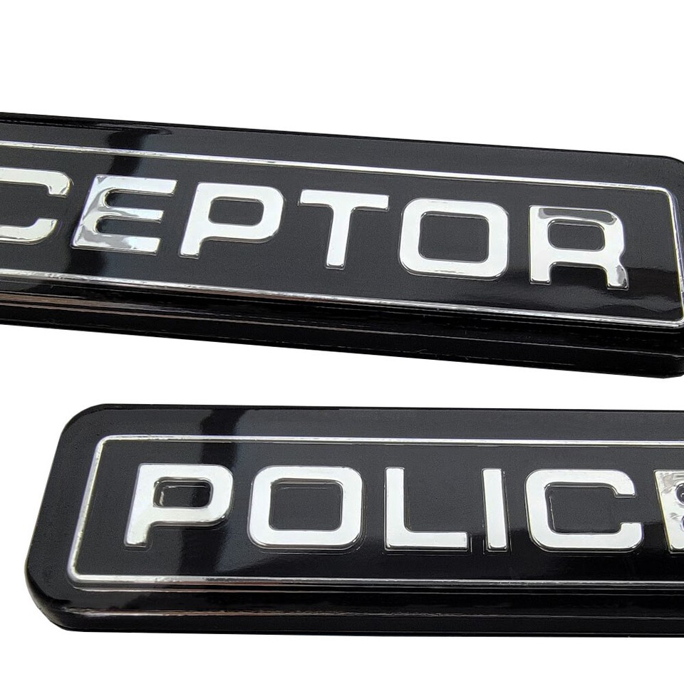 Fits Crown Victoria Interceptor Police Emblem Decal Explorer Taurus | eBay