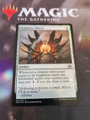 MTG. 2x Symmetry Matrix. FOIL. The Brothers' War. Pack Fresh | eBay