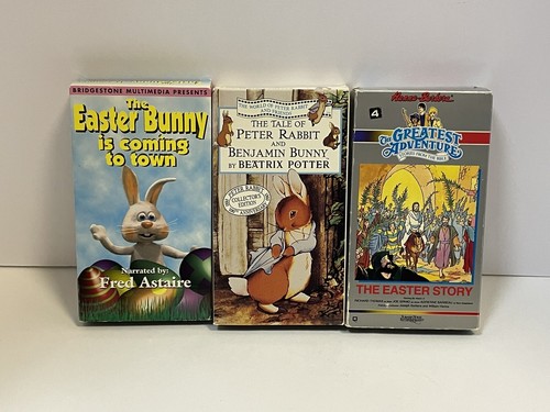 Easter Bunny Is Coming to Town Fred Astaire VHS Rare Slip Sleeve Peter ...