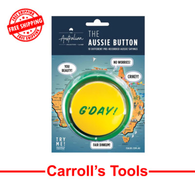 The Australian Collection AUSSIE G’day Button - 10 Preloaded Aussie ...