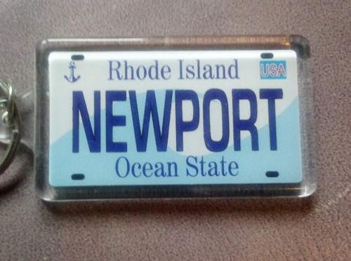 Vintage Newport Rhode island Ocean State License Plate Keychain | eBay