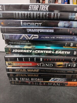 LOT OF 15 Random Science Fiction Themed Movies D0024 | eBay