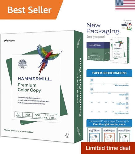 High-Quality 32 lb Copy Paper, 500 Sheets 8.5 x 11 - Super Bright ...