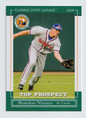 BRANDON NIMMO 2014 Grandstand RC Florida State League Top Prospect ...