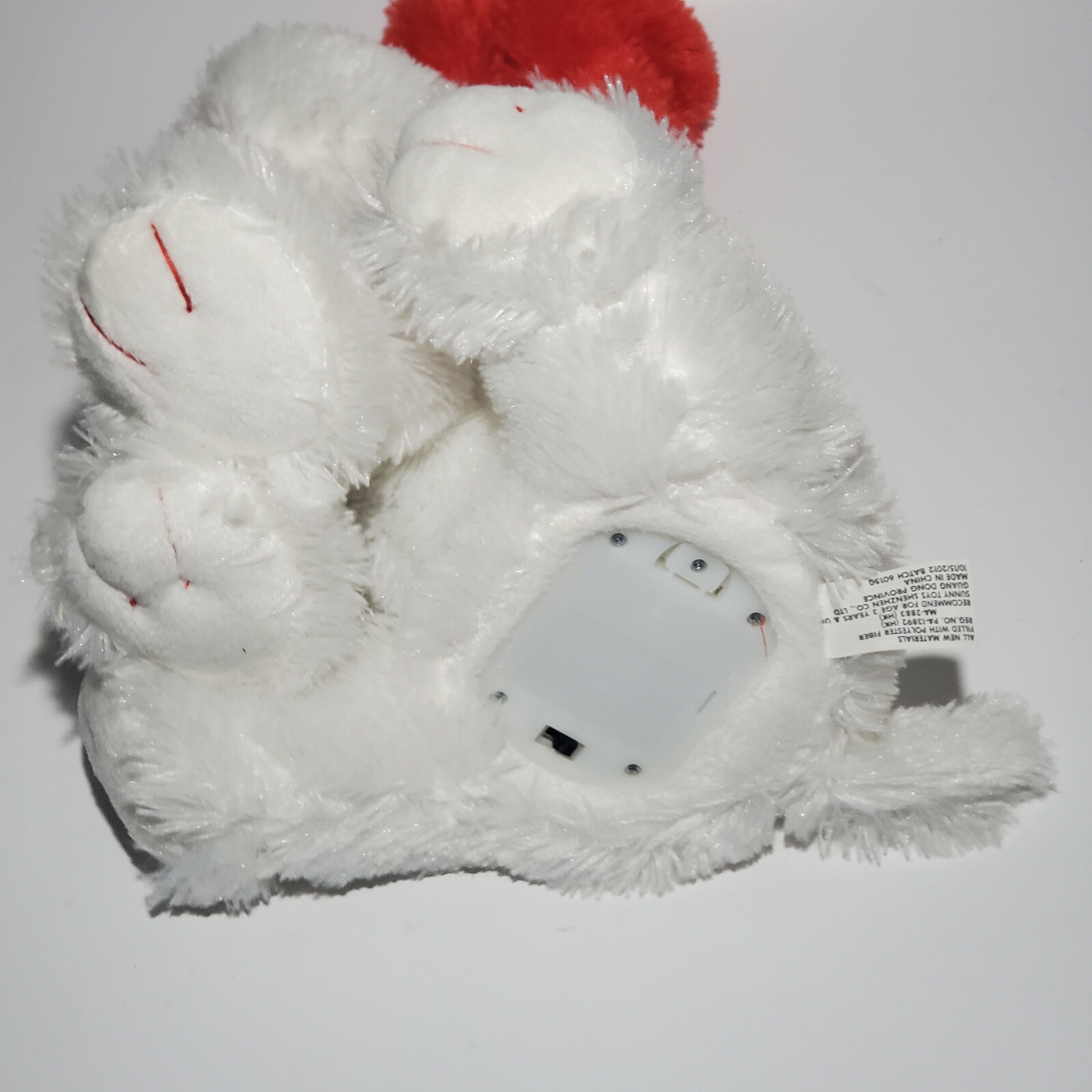 Sound N Light 2012 Singing Animated Dog Plush Stuffed Animal Justin ...