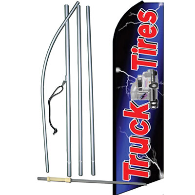 Automotive Repair Flag with Flag Pole and Spike | eBay