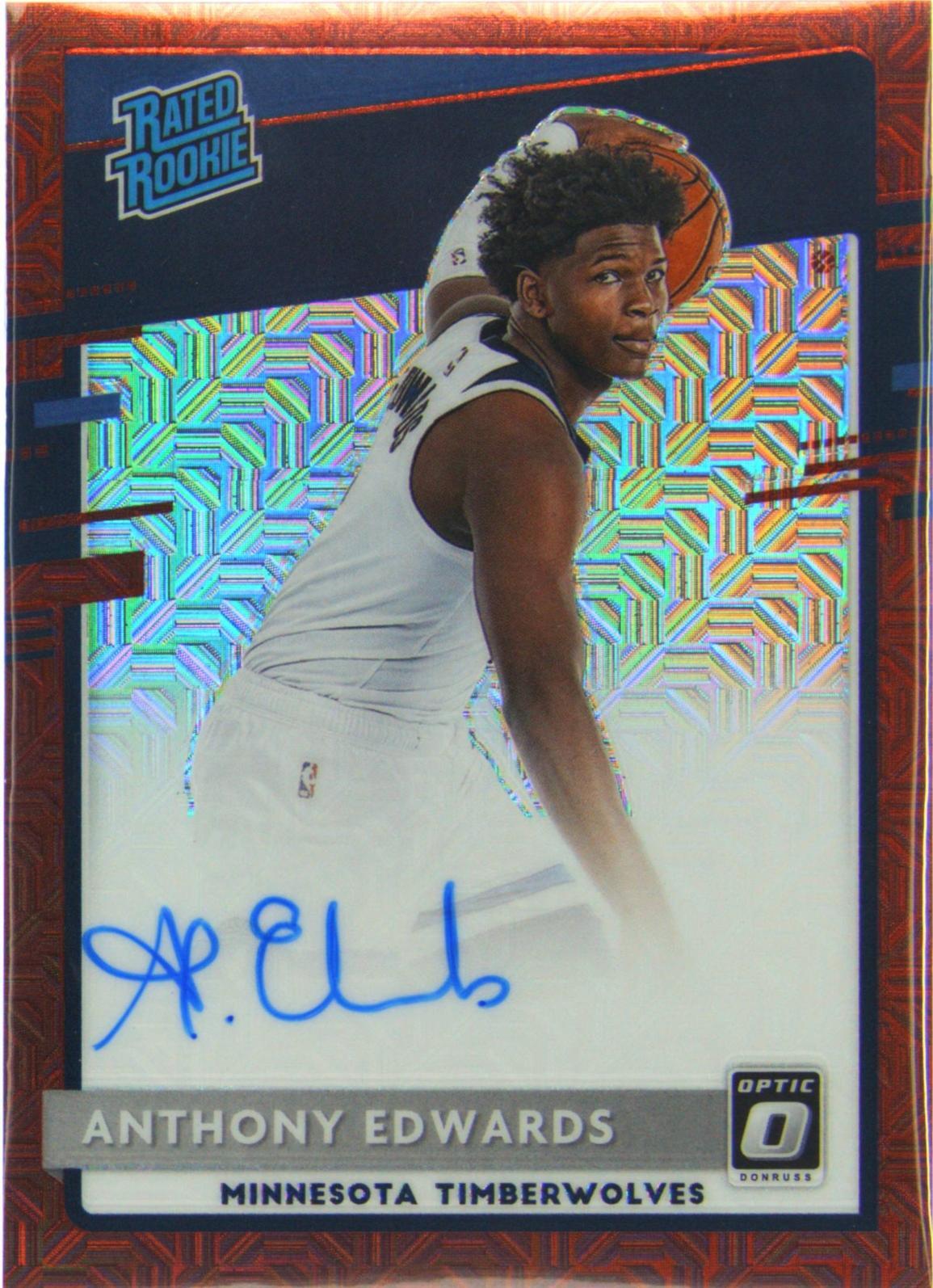 2020-21 Panini Donruss Optic - Rated Rookie Anthony Edwards #151 Choice ...