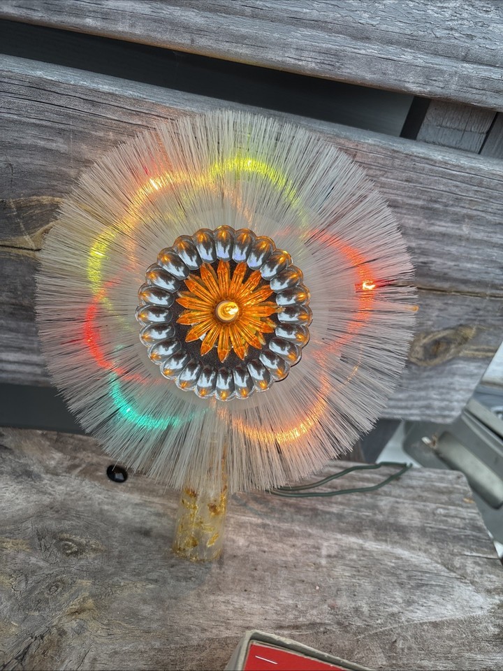 Vintage HALO Tree Topper Original BOX Works 10 Lights Christmas | eBay