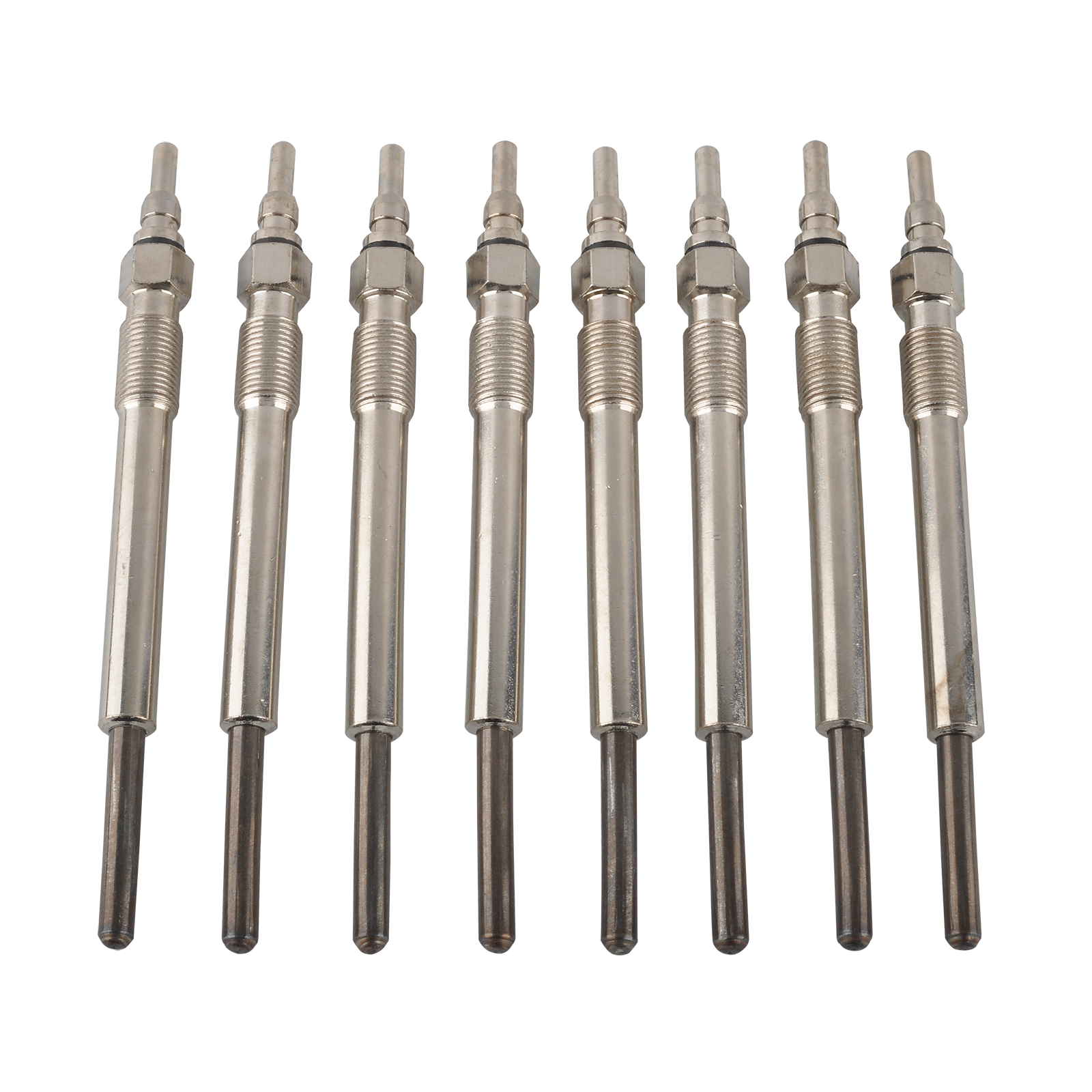 For 7.3L 94-97 Ford Powerstroke Diesel Glow Plugs Gasket & 8 Glow Plugs ...