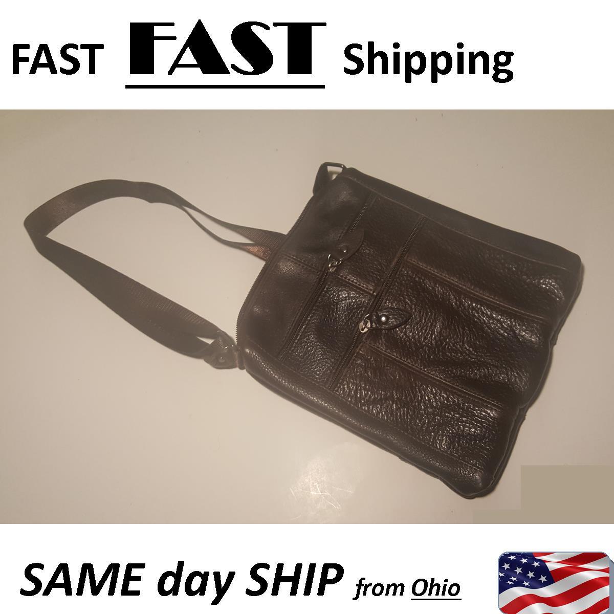 Mens Cowhide Leather BAG - murse - shoulder bag - Natural Leather Goods ...