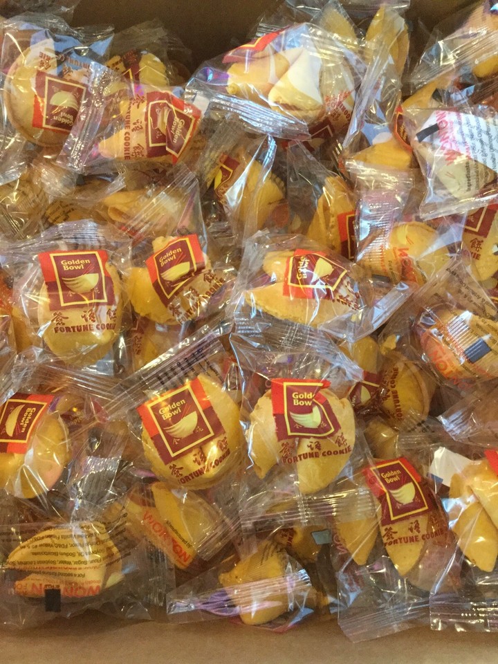 Golden Bowl Fortune Cookies 10-300 pcs Individually Wrapped "Free ...