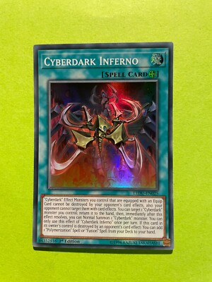 Yugioh Cyberdark Inferno LEDU EN025 Super Rare 1st Ed | eBay Australia