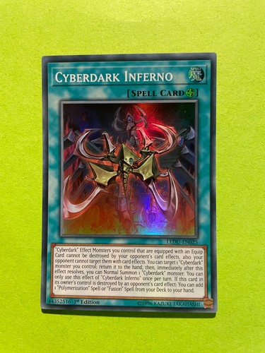 Yugioh Cyberdark Inferno LEDU EN025 Super Rare 1st Ed | eBay