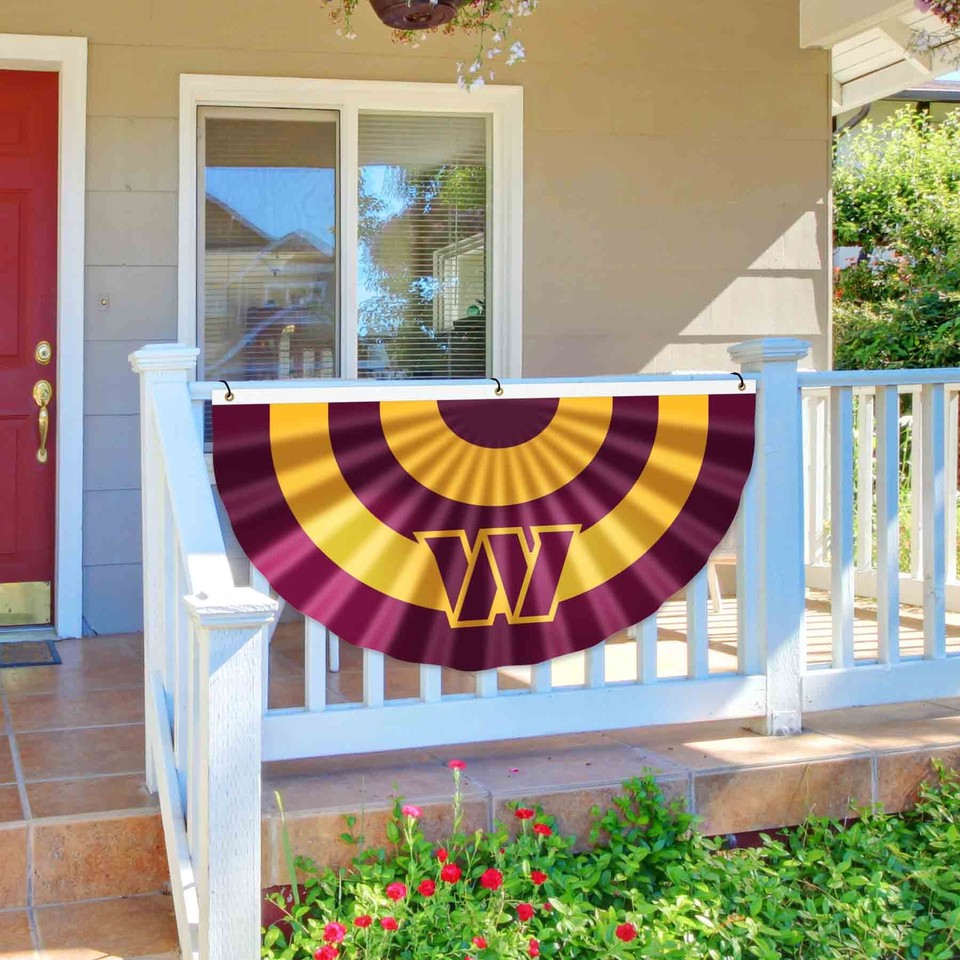 Washington Commanders Bunting Pleated Fan Banners | eBay