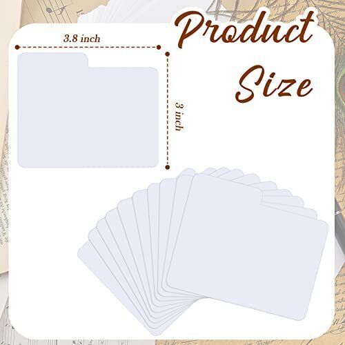Horizontal Trading Card Dividers, Plastic Divider Cards, White Card ...