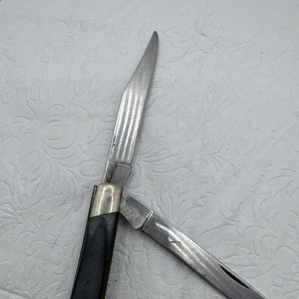 Vintage Buck 311 USA 2-Blade Sawcut Delrin Trapper Slimline Pocket ...