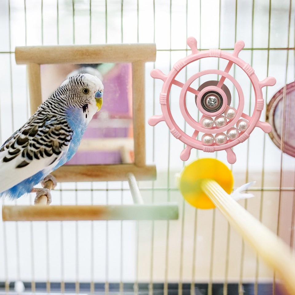 Bird Spin Wheel Fun Interactive Chewing Execiser 360-Degree Rotatable ...