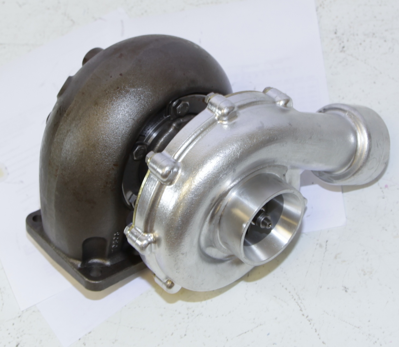K27 Turbo charger for 87-02 Benz Bus/Truck OM422A w/Borgwarner Turbo ...