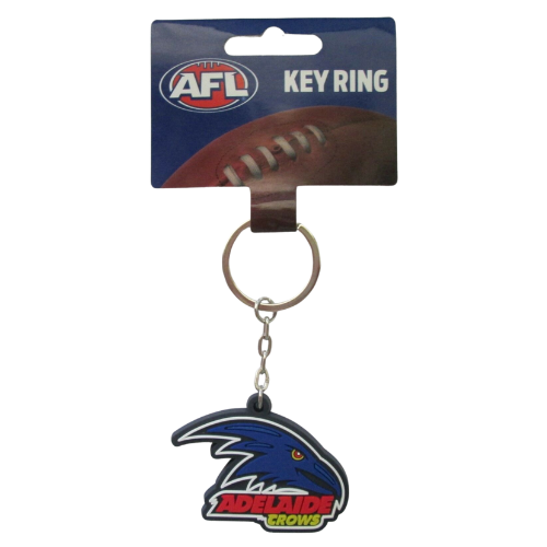 Official AFL Adelaide Crows Rubber Team Logo Keyring Keychain | eBay ...