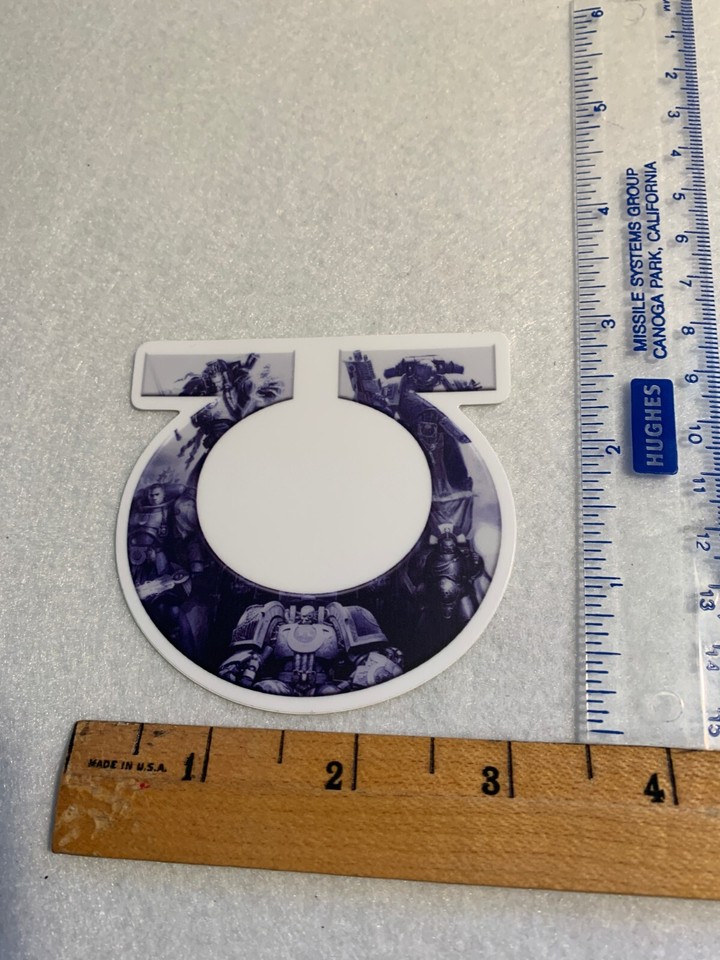 Warhammer 40K Ultramarines Chapter Icon Logo Die Cut Blue Vinyl Sticker ...
