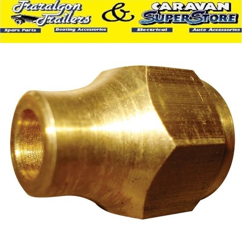 SAE REDUCING FLARE NUT 3/8″ x 1/4″ fitting joiner gas caravan camper rv ...