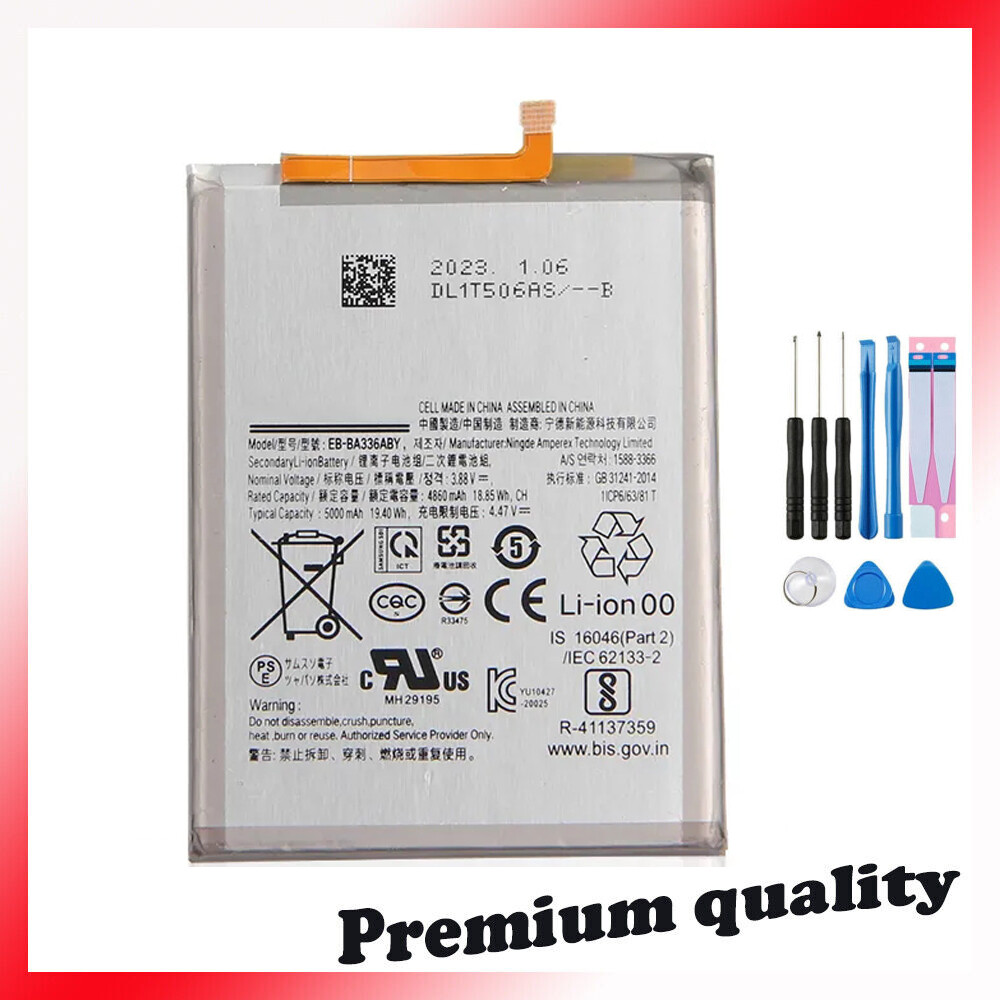 For Galaxy A53 5G 2022 Battery 3.88V 5000 mAh (SM-A536 / A536) ( EB ...