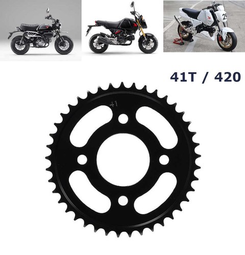 For Honda Monkey 125 Grom JC92 HRC Grom5 Driven Sprocket 41T Rear 535 ...