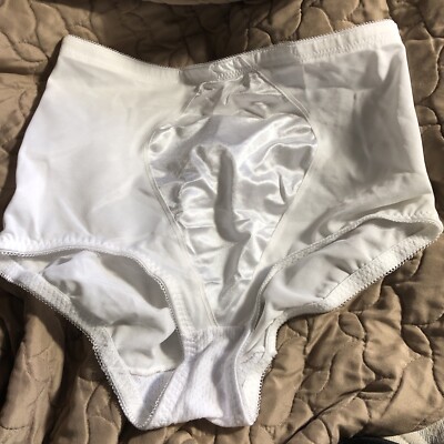 Vtg Cupid Extra Firm Tummy Control Girdle Brief Panties 2196 WHITE Size ...