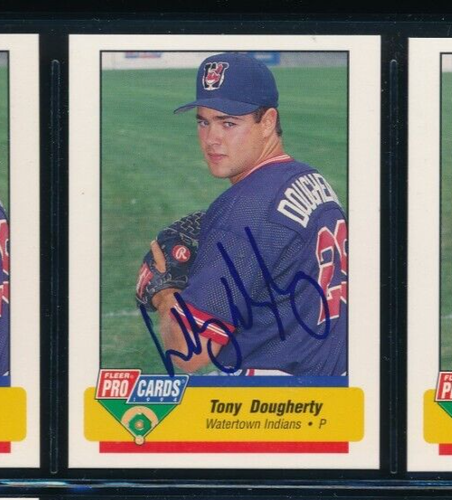 1994 ProCards #3928 Tony Dougherty Watertown Indians Signed Autograph ...