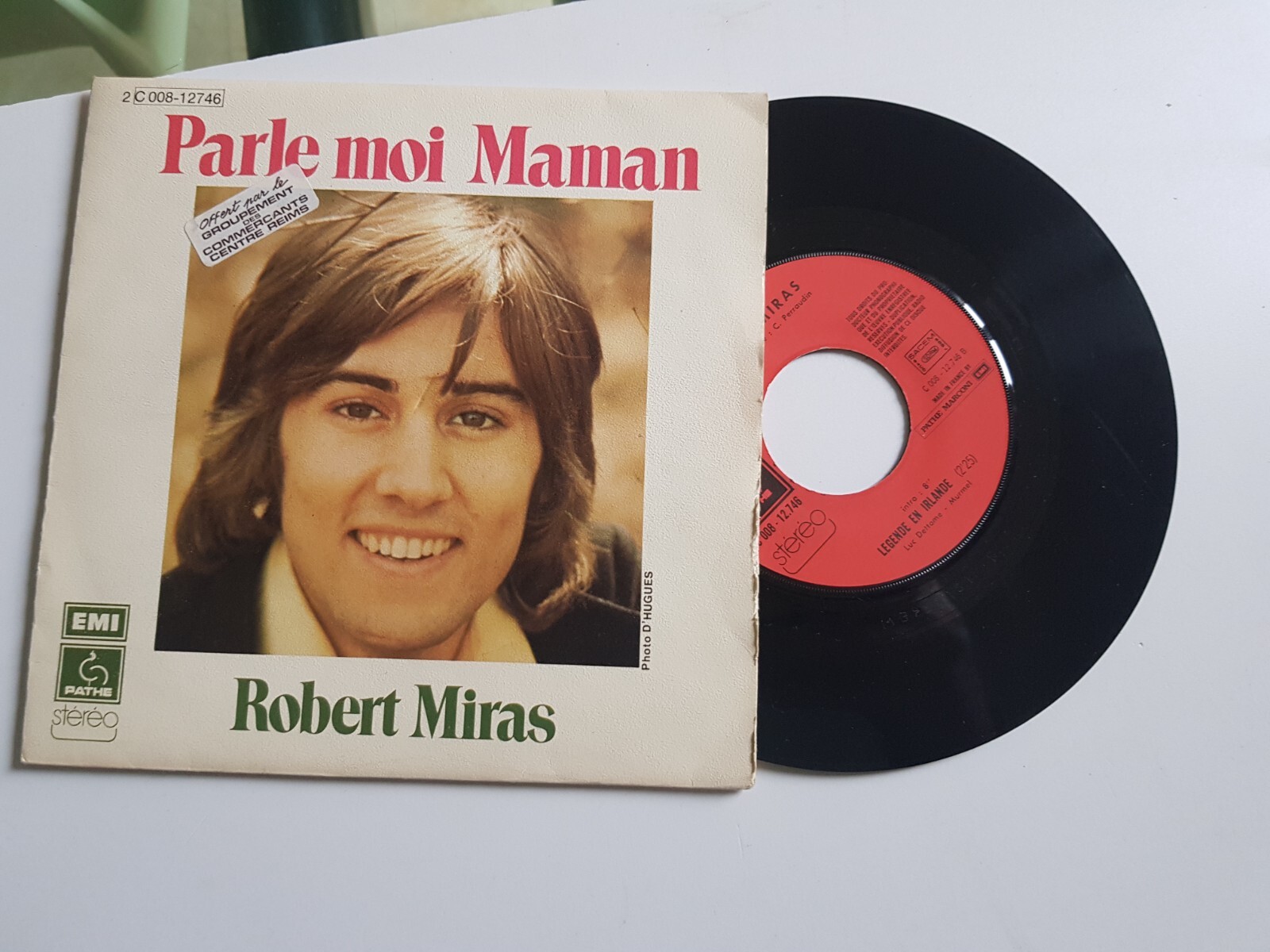 45 TOURS - ROBERT MIRAS - Parle moi Maman & Légende en Irlande | eBay