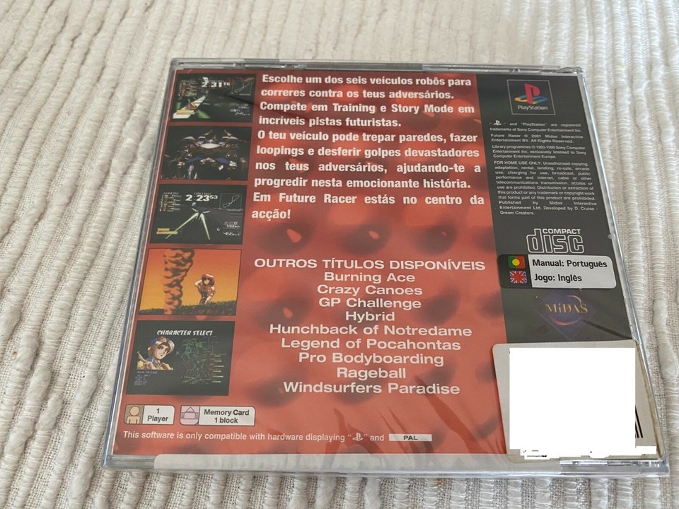 FUTURE RACER Sony Playstation PSX PS1 PAL Exclusive SEALED | eBay