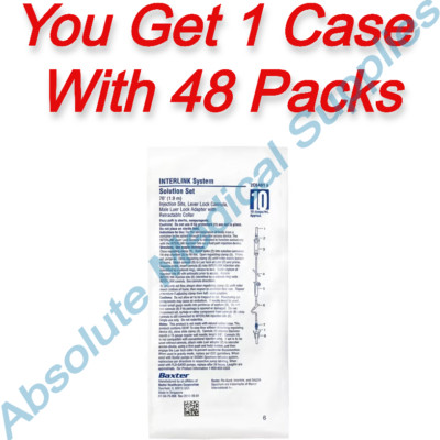 *48-Packs* Baxter System Solution Set Sterile 2C6401 | eBay