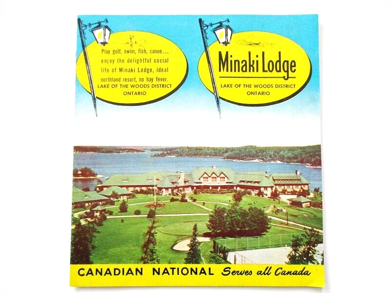 1949 Minaki Lodge Booklet - Lake of the Woods District - Ontario Canada ...
