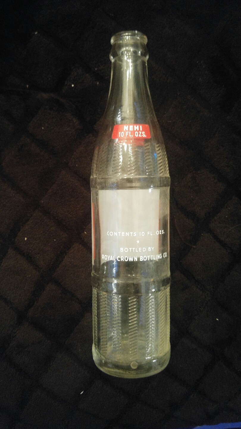 Vintage NEHI Red Label 10 fl. oz. Soda Pop Bottle mint condition | eBay