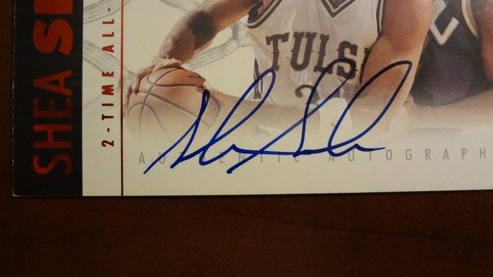 1997 SCORE BOARD SHEA SEALS AUTOGRAPHED BASKETBALL CARD | eBay