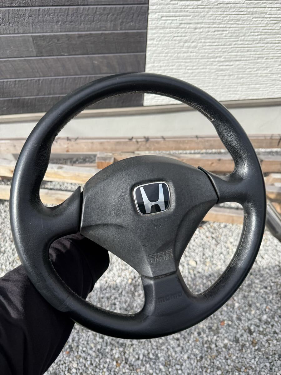 JDM Honda Integra DC5 RSX Type S Type R OEM Black Emblem Steering Wheel ...