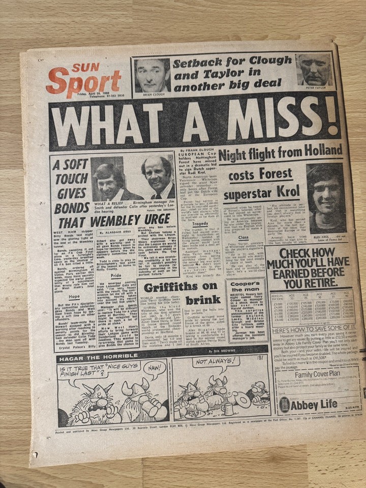 Vintage The Sun Newspaper 25th April 1980 Complete | eBay UK