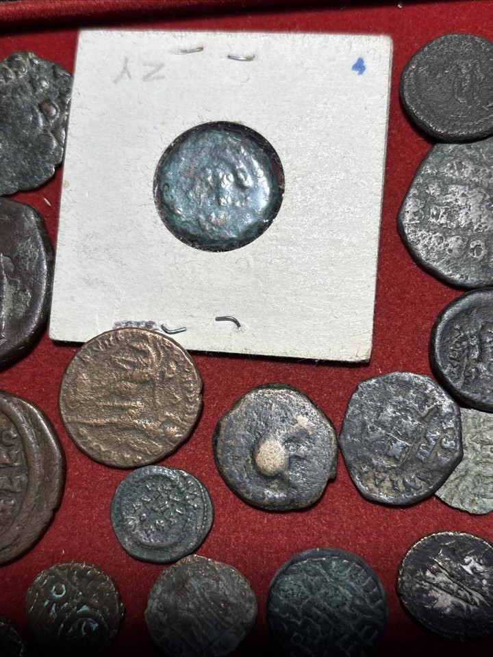 LOT OF 17 Ancient Coins, Collection Of Miscellaneous Origin Good Mix ...