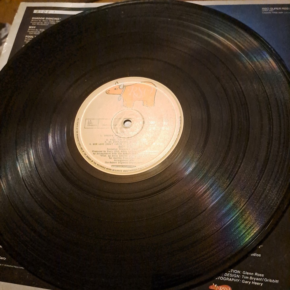 Andy Gibb Shadow Dancing Vinyl Record LP Retro Classic Album | eBay UK