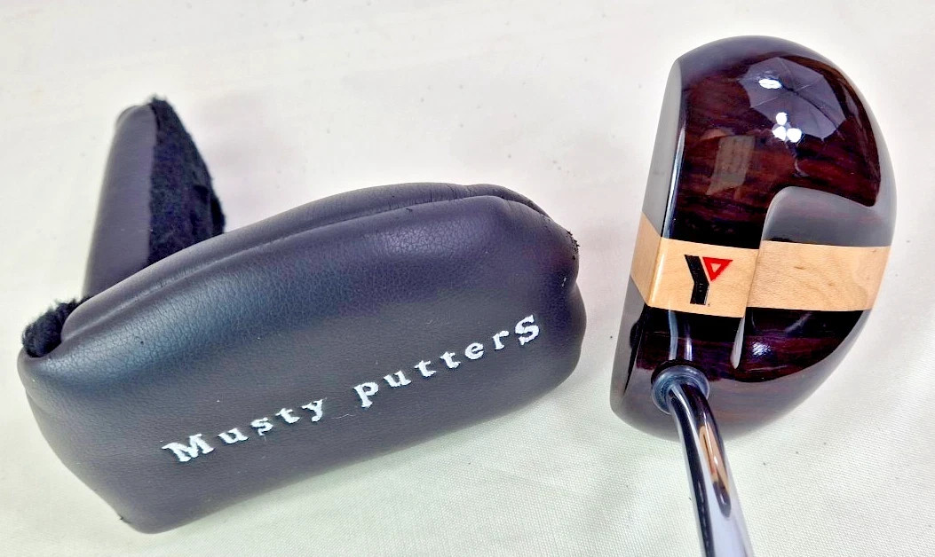 David Musty Modern Classic 35-Inch Wood Putter w. Cover "2008 Putting ...