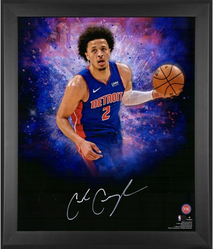 Cade Cunningham Detroit Pistons Framed Autographed 20" x 24" In-Focus ...