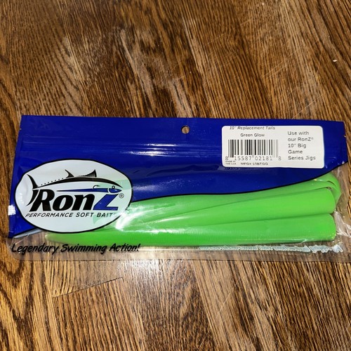 RonZ Replacement Tails 10 Inch 4 Tails Green Glow | eBay