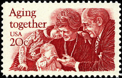 1982 20c Aging Together, Grandpa & Grandma Scott 2011 Mint F/VF NH | eBay