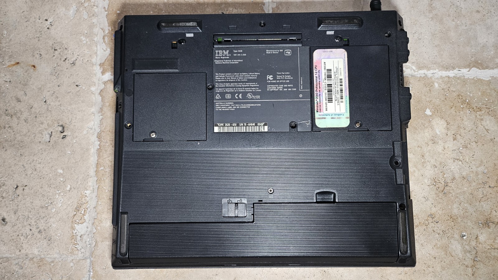 Vintage IBM Thinkpad A20m Laptop Read Description | eBay